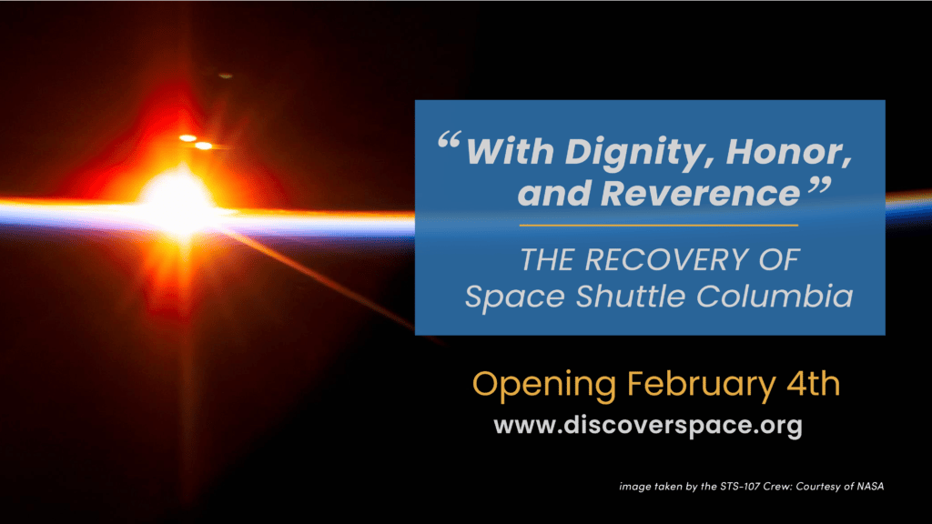 The Recovery of Space Shuttle Columbia - Space Foundation Discovery Center